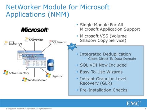 Ppt Emc Networker Module For Microsoft Applications Powerpoint Presentation Id1510411
