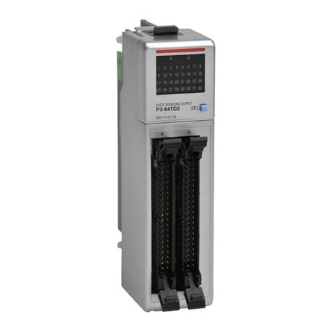 64 Point20 30vdc Sourcing 0 1a Productivity3000 Dc Output Modules Productivity 3000 Plcs