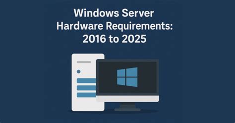Windows Server Hardware Requirements 2016 2025 Full Guide