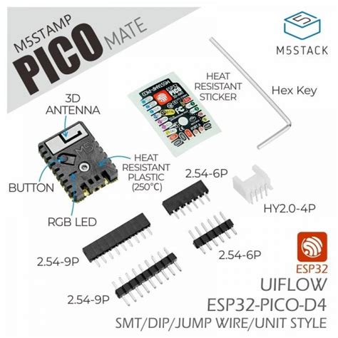 m5stack m5stamp pico mate esp32 pico d4 m5stack k051