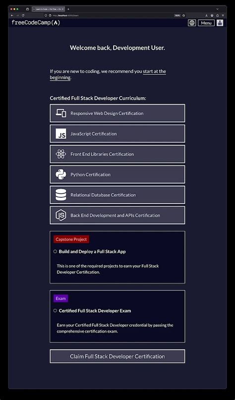 Major Curriculum Update Introducing New Freecodecamp Certifications