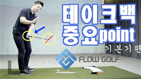 골프기본기 테이크백의 중요 포인트 백스윙의 첫단추 Flowgolf 최대룡프로 Youtube