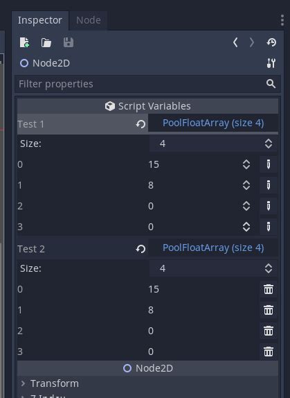 Export Poolrealarray Saving Scene Revert To Default · Issue 27575 · Godotenginegodot · Github