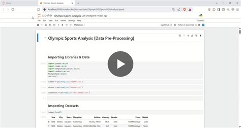 Analyzing Olympic Sports Data With Python And Eda Abd Alrahman