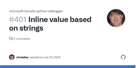 inline value based on strings · issue 401 · microsoft vscode python debugger · github