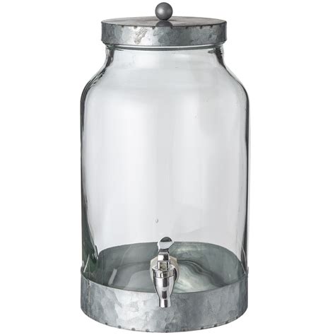 Home Essentials And Beyond Glass Drink Dispenser 15 Gallon Save 23