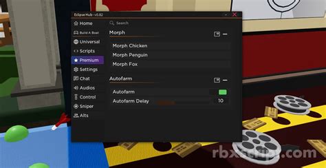 Build A Boat For Treasure Morph Chicken Morph Fox Auto Farm Scripts