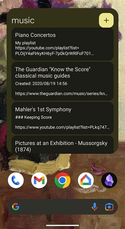 Widgets For Android App Page 2 Feature Requests Obsidian Forum