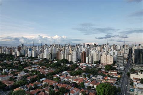 Sao Paulo Skyline Showcasing Urban Architecture And City Life Stock Image Image Of