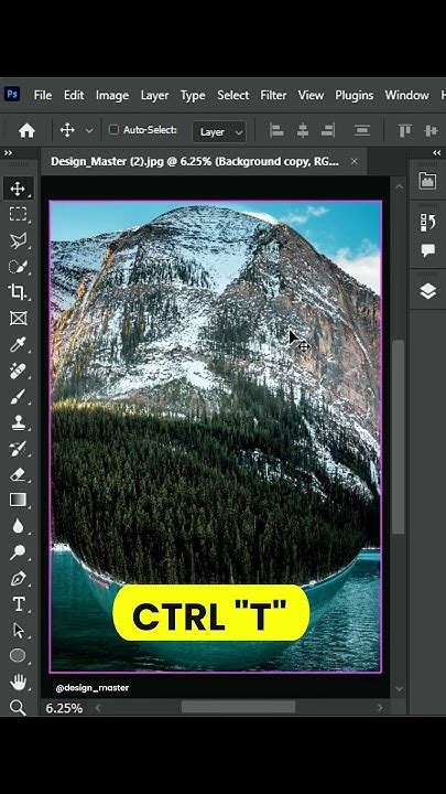 Create 3d Sphere Effect For Your Artwork In Photoshop Shorts Youtube