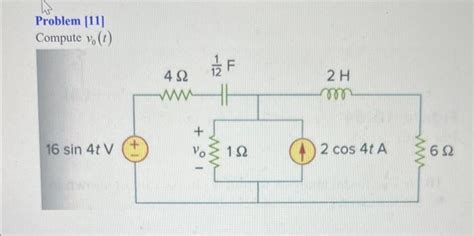 solved problem [11] compute v0 t