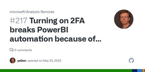 turning on 2fa breaks powerbi automation because of microsoft analysisservices authentication