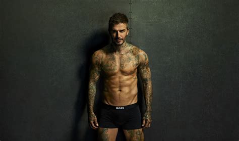 David Beckham Models Underwear In In Boss One Campaign Photos