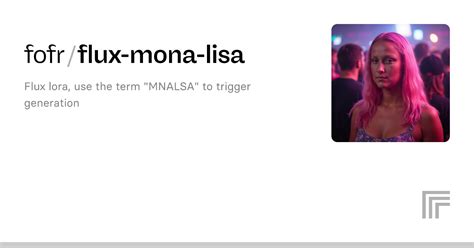 Fofr Flux Mona Lisa Run With An API On Replicate