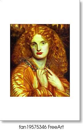 Free Art Print Of Helen Of Troy By Dante Gabriel Rossetti Freeart