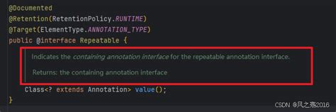 Repeatable元注解的使用repeatable注解 Csdn博客