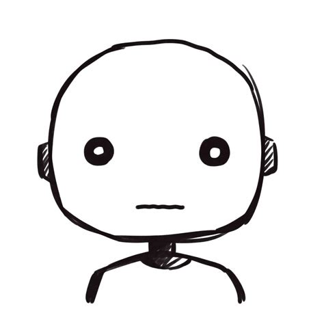 簡単イラスト 無表情なロボットの正面顔｜ai百科「シンテリ」で調べる語句・イラスト