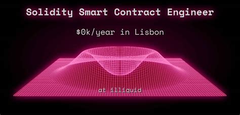 Web3 Solidity Smart Contract Engineer 0k In Lisbon At Illiquid