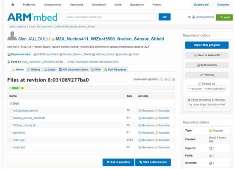 Connection From Ethernet To Cloud Mbed