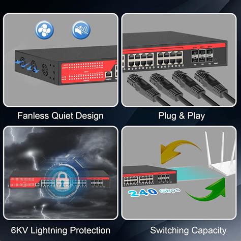 IenRon Port G Managed Layer Network Switch X Gigabit Base T Ports X Gigabit