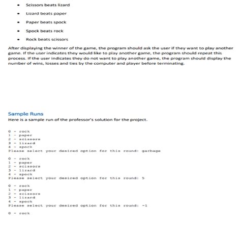 Solved Description Write A Program That Plays The Game Of Chegg Com