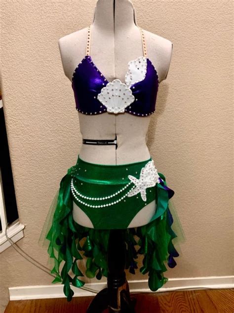 Ariel Inspired Dance Costume Etsy