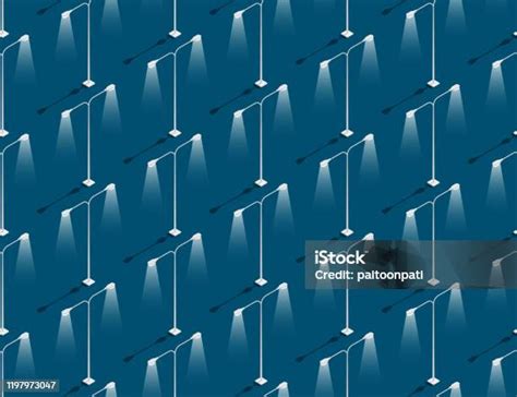 가로등 램프 3d 아이소메트릭 원활한 패턴 전기 교통 장비 개념 포스터 및 소셜 배너 포스트 디자인 일러스트레이션 복사 공간 벡터 Eps 10 0명에 대한 스톡 벡터 아트