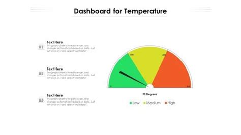 Dashboard For Temperature Powerpoint Templates Slides And Graphics