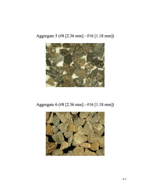 Appendix E Photographs Of Aggregate Samples Appendixes To NCHRP Report Test Methods For
