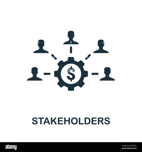 Stakeholders Icon Simple Element From Agile Method Collection Filled Stakeholders Icon For