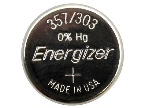 Energizer 357303 148mah 155v Silver Oxide Coin Cell Batteries Bulk