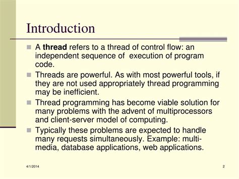 Ppt Realizing Concurrency Using Posix Threads Pthreads Powerpoint