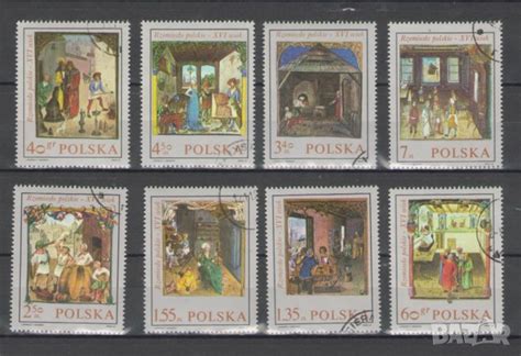 Полша 1969 Изкуство Картини Полски обичаи Традиции в Филателия в гр Пловдив Id39576346