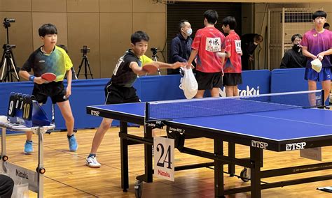 2022年全日本卓球選手権大会 奈良県代表選手情報 カデット男子ダブルス 一般社団法人 奈良県卓球協会