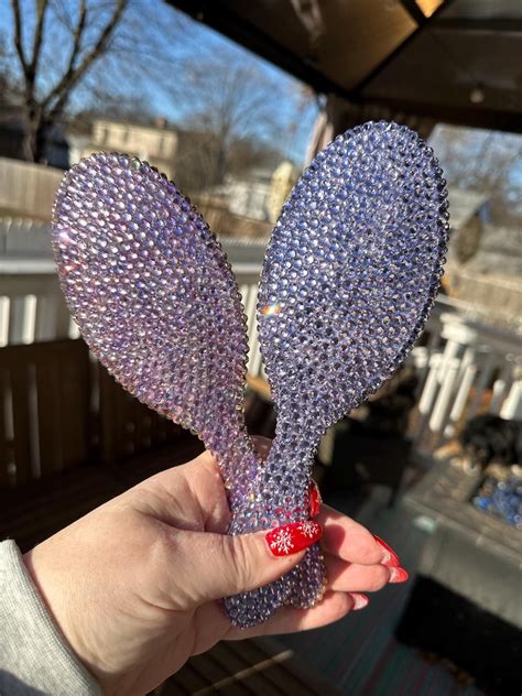 Bedazzled Hairbrush Rhinestone Bling Brush Dance Team T Etsy