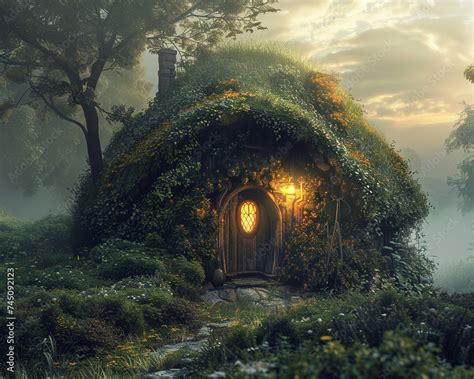 Ancient Crones Hut A Nexus Of Wisdom And Iot Magic Bridging The Old Ways With The Future Stock