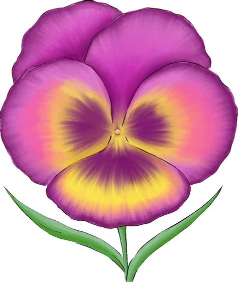 Pansy Flower Clip Art Images Free Download On Freepik