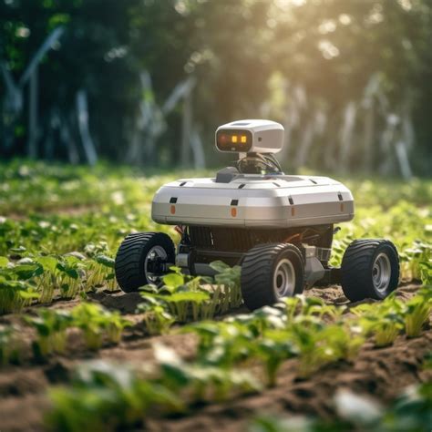Premium Photo Agriculture Robotic And Autonomous Robot Working In Smart Farm Smart Agriculture
