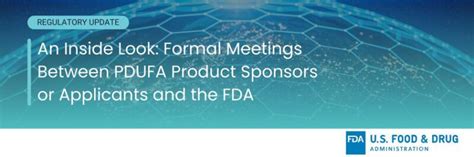 Inside Look Fda Guidance On Formal Pdufa Products