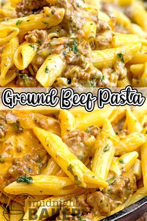 Cheesy Ground Beef Pasta Skillet Artofit