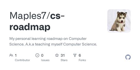 Github Maples7cs Roadmap My Personal Learning Roadmap On Computer