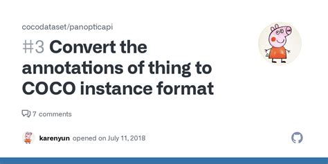 Convert The Annotations Of Thing To Coco Instance Format · Issue 3
