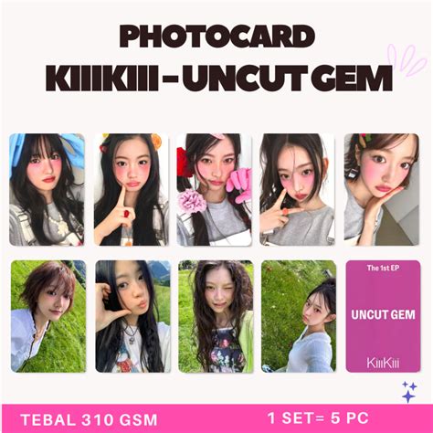 Jual Photocard Kiiikiii Uncut Gem Fotocard Kiiikiii Merch Haum Kya