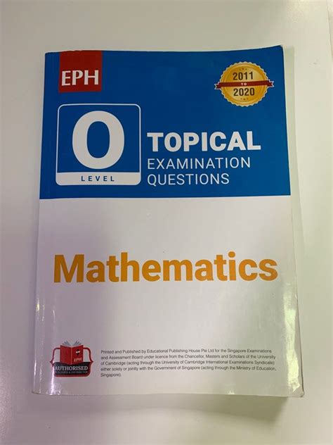 O Level Emath Tys Hobbies And Toys Books And Magazines Assessment Books On Carousell