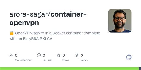 GitHub Arora Sagar Container Openvpn OpenVPN Server In A Docker Container Complete With An