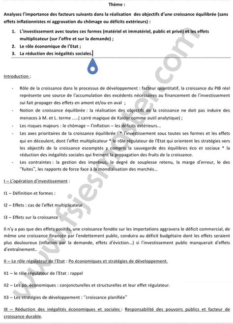 Comment Rédiger Une Dissertation Exemple Fsjes Master Concours Et Examens Daccès Au