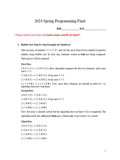 2024 Spring Programming Final Pdf Complex Number Parameter Computer Programming