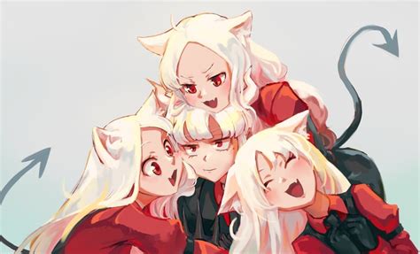 Lucifer And Cerberus Helltaker Drawn By No Good Danbooru