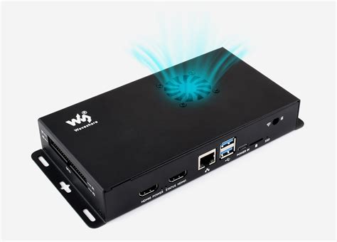 Metal Case Designed For Raspberry Pi Official Compute Module 5 Io Board Comes With Cooling Fan