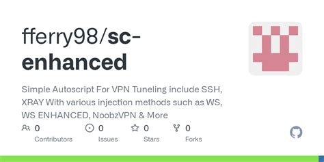 Github Fferry98sc Enhanced Simple Autoscript For Vpn Tuneling Include Ssh Xray With Various